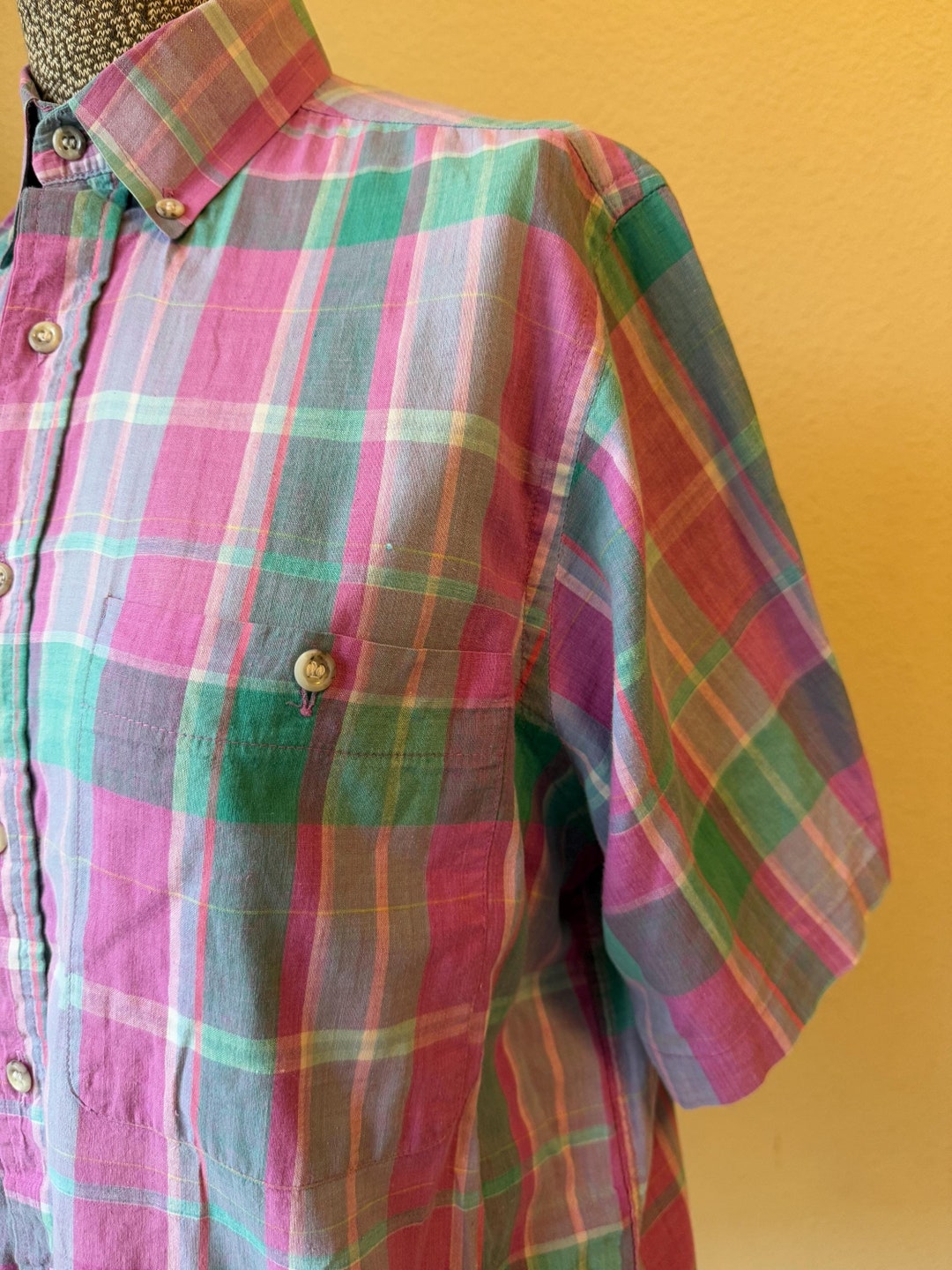 1970s LOBO by Pendleton Western Shirt Size L // Short Sleeve - Etsy