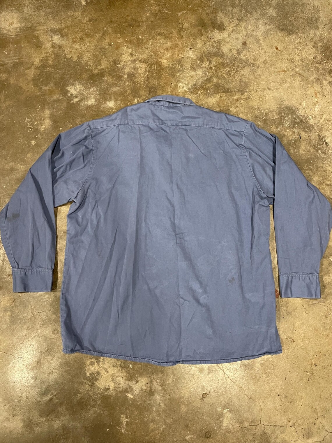 90s Cintas NAME PATCH Workman Shirt // Size Xl \\ 'MCS - Mobile Container Service, Inc' // Name ...