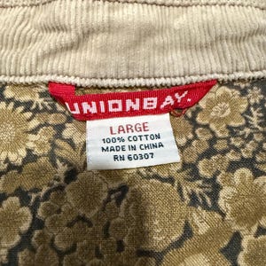 Vintage Y2K UNION BAY Women's Jacket \\ Size Large // Corduroy - Etsy