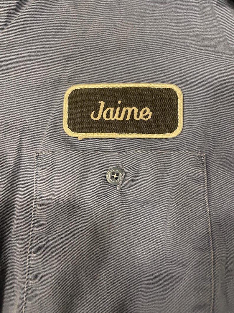 90s Cintas NAME PATCH Workman Shirt // Size Xl \\ 'MCS - Mobile ...