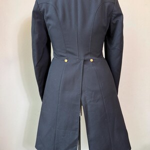 Vintage Double Breasted RIDING JACKET \\ Youth Medium // Black W/ Tails ...