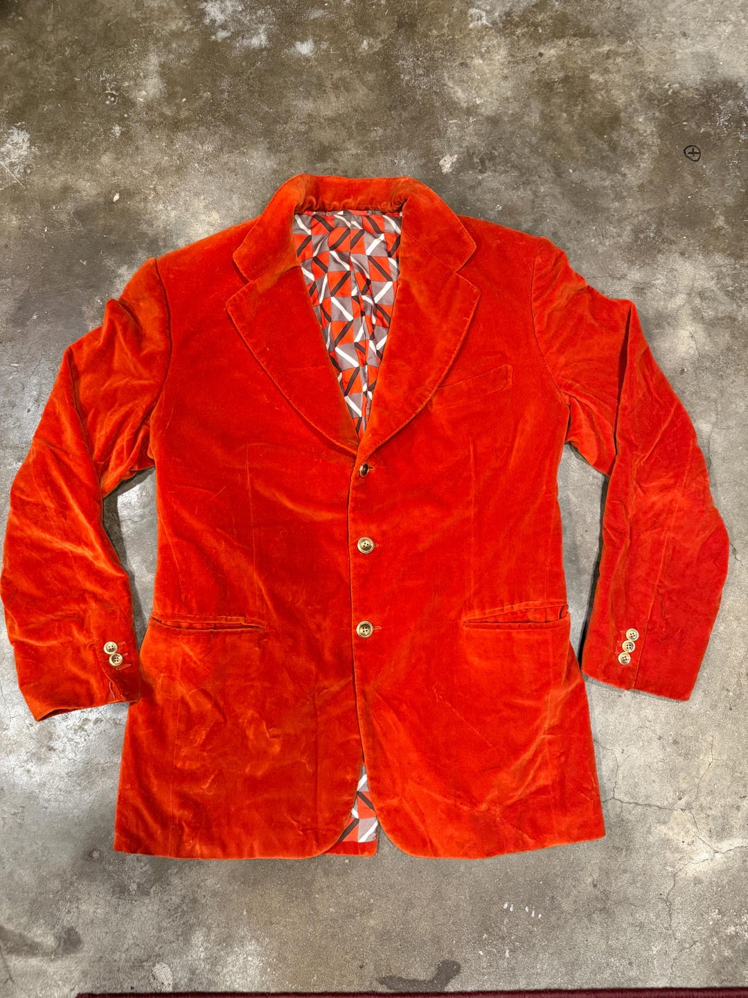 Rare Vintage 70s Velvet Men's Jacket \\ Size M // Angelo Roma Brand - Etsy