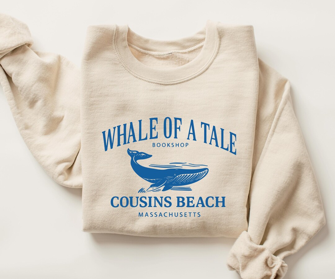 TSITP Whale of a Tale Bookshop Sweatshirt , the Summer I Turned Pretty ...