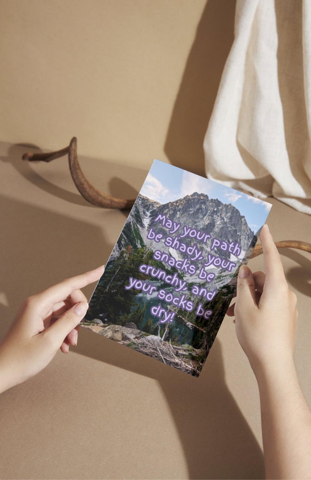 Hiker Blessing Greeting Cards - Etsy