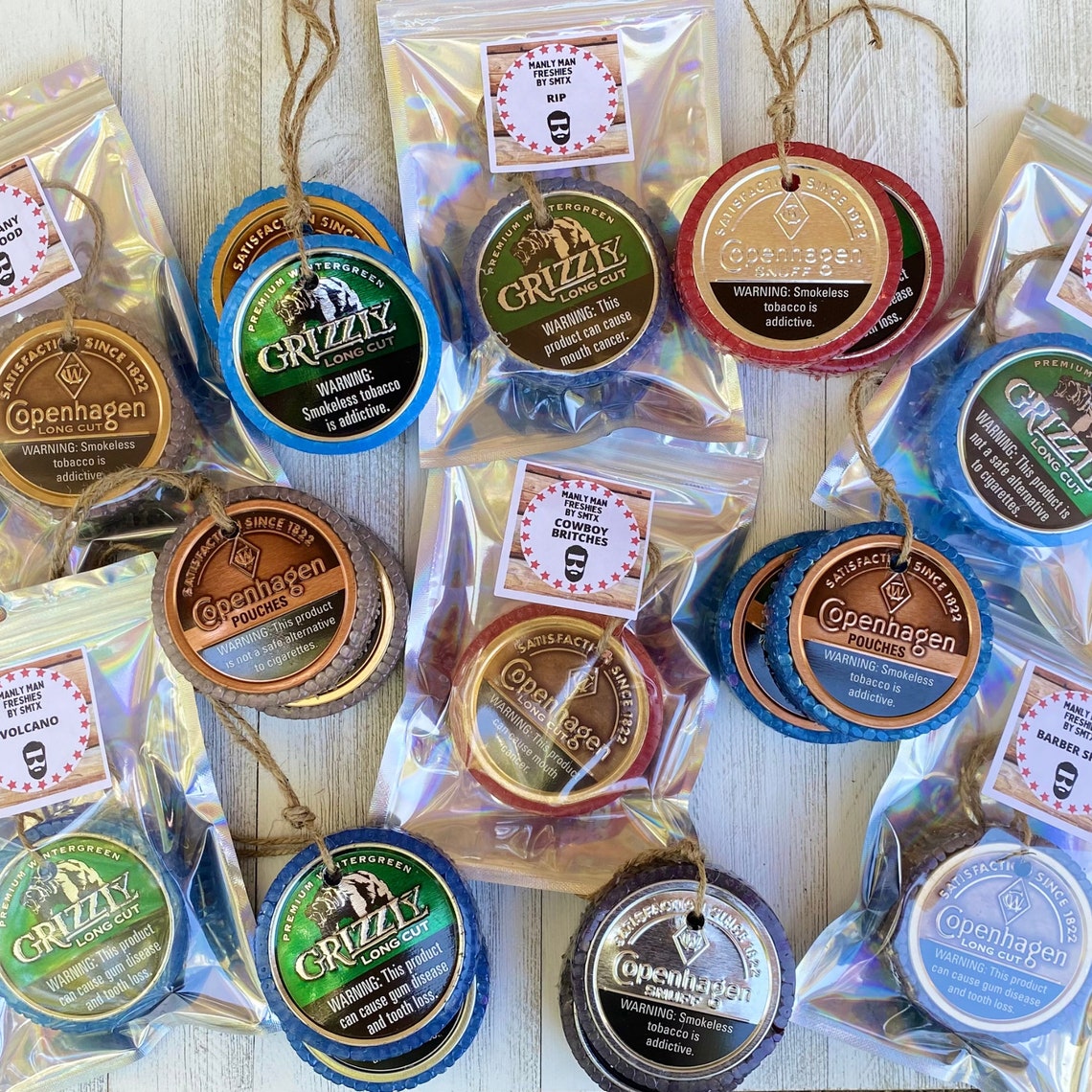 Manly Man Dip Lid Freshies - Choose Your Scent - Etsy
