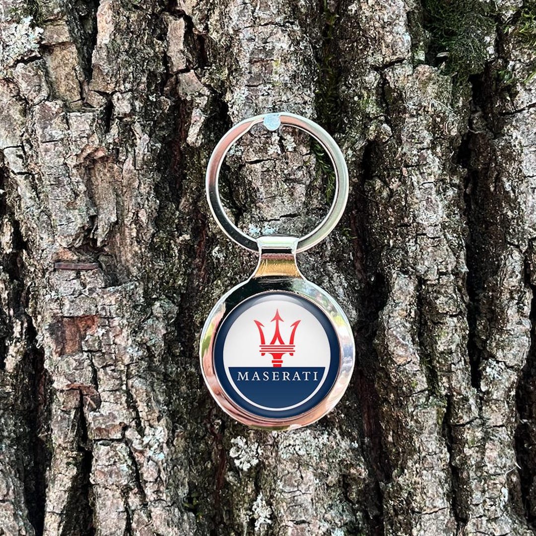 Maserati Keychain Key Ring Key Holder Leather Metal Keyorganiser ...
