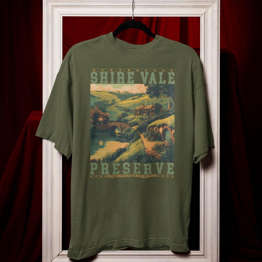 Shire Vale Preserve Shirt | Cozy Fantasy Village Vintage Tshirt ...