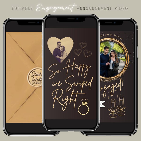 Tinder Wedding Invitation - Etsy