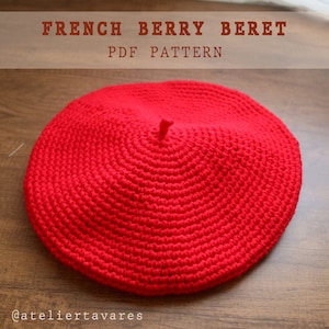 The French Berry Beret Crochet Pattern (PDF Only!) - Etsy