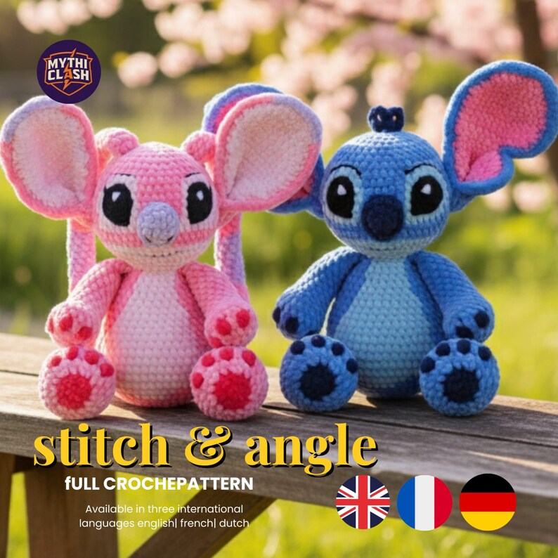 Amigurumi Mouse Toy Crochet Pattern | Stitch & Angle (PDF Pattern ...