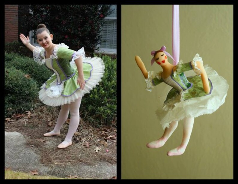 Doll Ballerina Ornament From the Nutcracker CUSTOMIZED to Your | Etsy