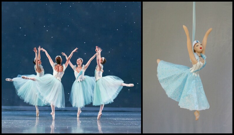 Snow Ballerina Ornament from The Nutcracker CUSTOMIZED to your | Etsy