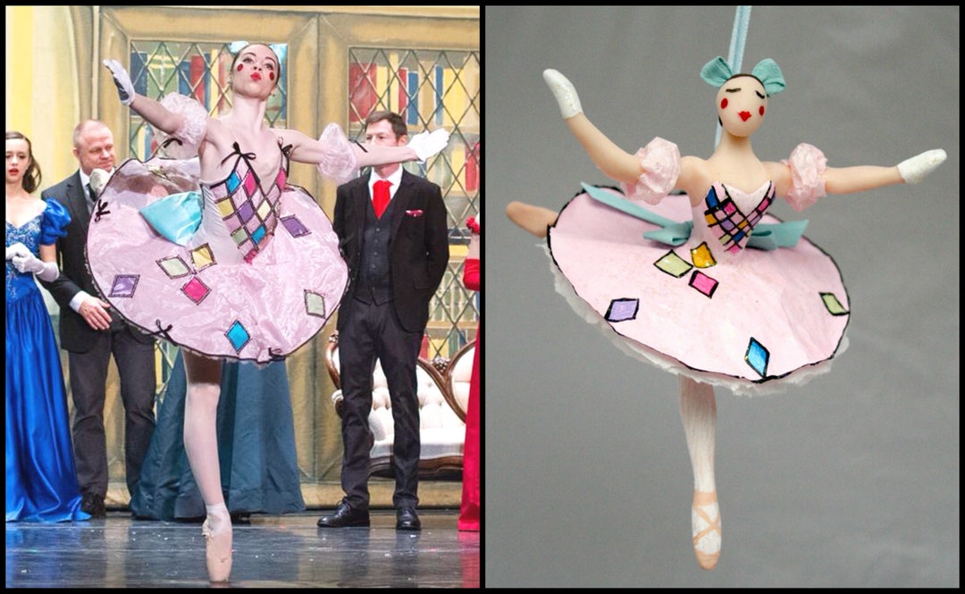Doll Ballerina Ornament From the Nutcracker CUSTOMIZED to Your Costume ...