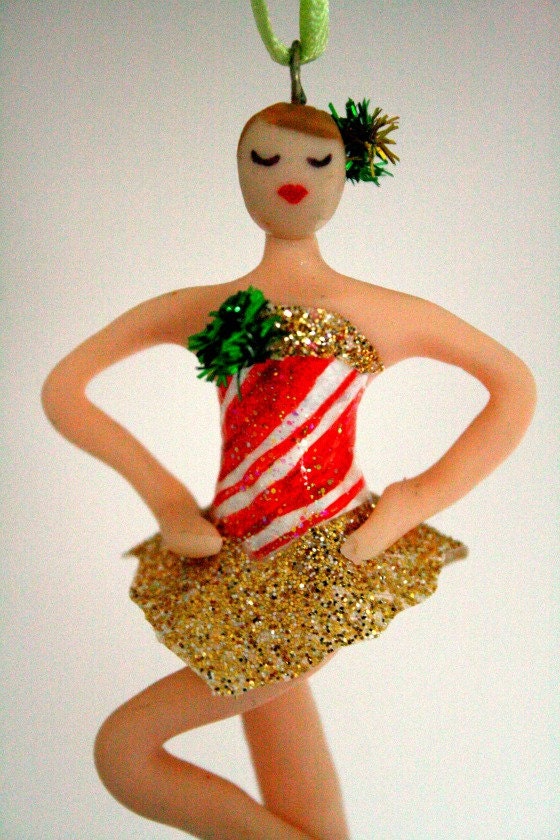 Dancer ornament Inspired by The Rockettes hand-sculpted in | Etsy