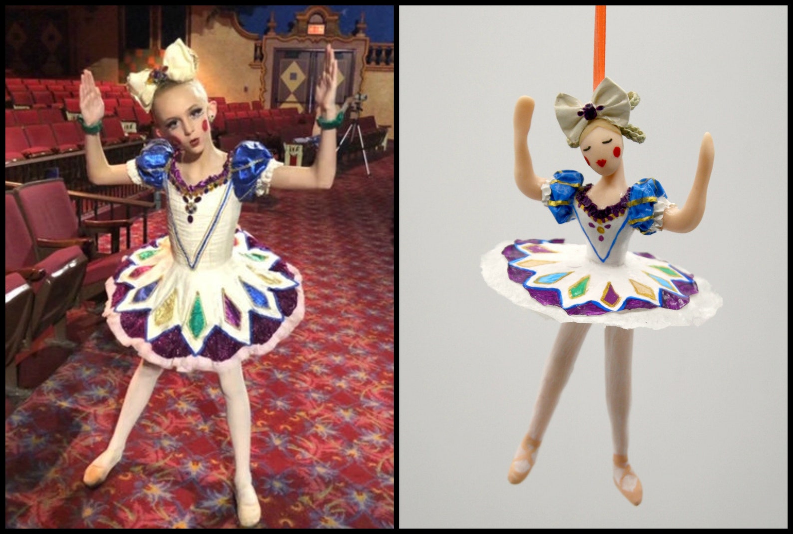 Ballerina Ornament CUSTOMIZED to Your Costume Hand Sculpted in - Etsy