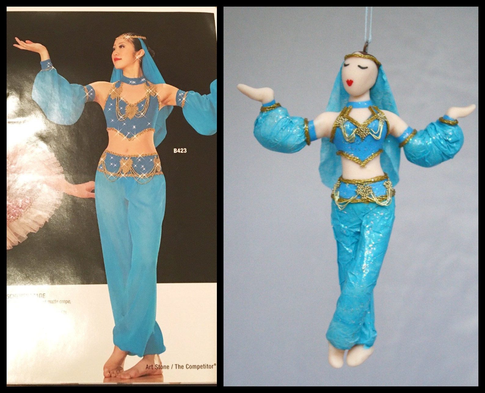 Arabian Ballerina Dancer Ornament From the Nutcracker - Etsy