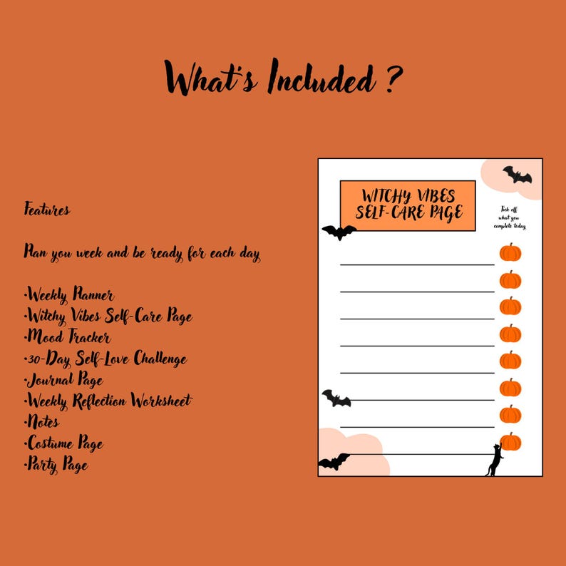 Halloween Planner Printable Bundle • Party Prep, Trick-or-treat ...