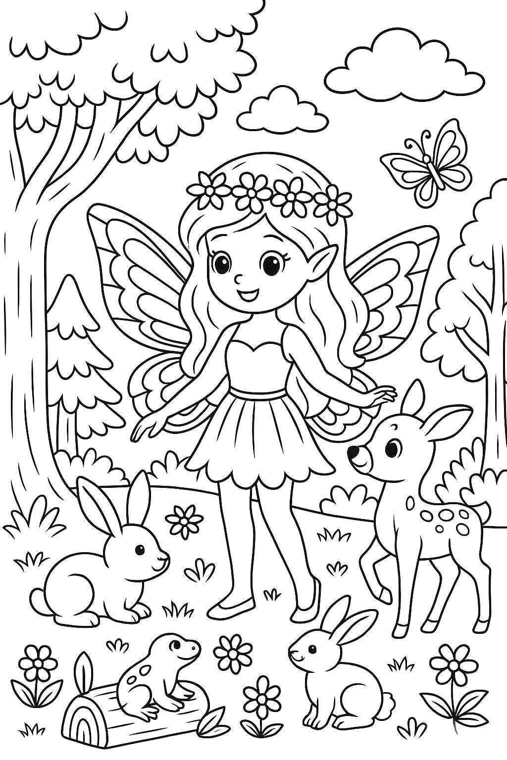 Forest Friends Coloring Book – 15 Printable Pages | Woodland Animals ...