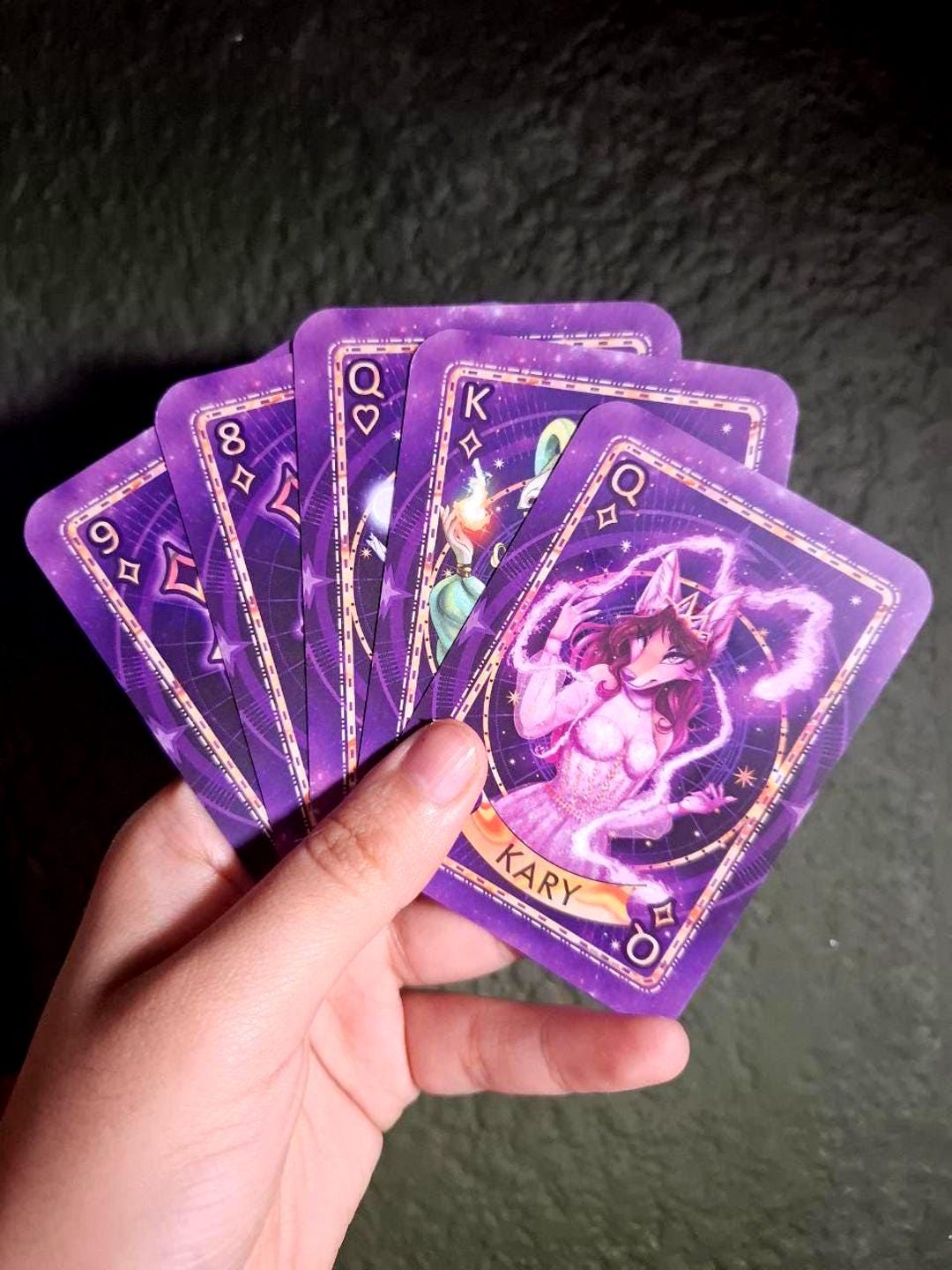 Furry Arcane Magic Themed Poker Deck - Etsy