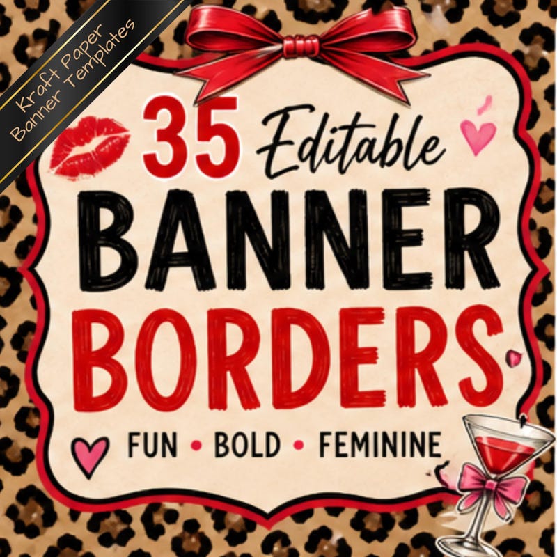 Kraft Paper Sign Border - Etsy