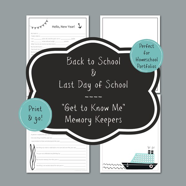 End of School Memory Book - Etsy