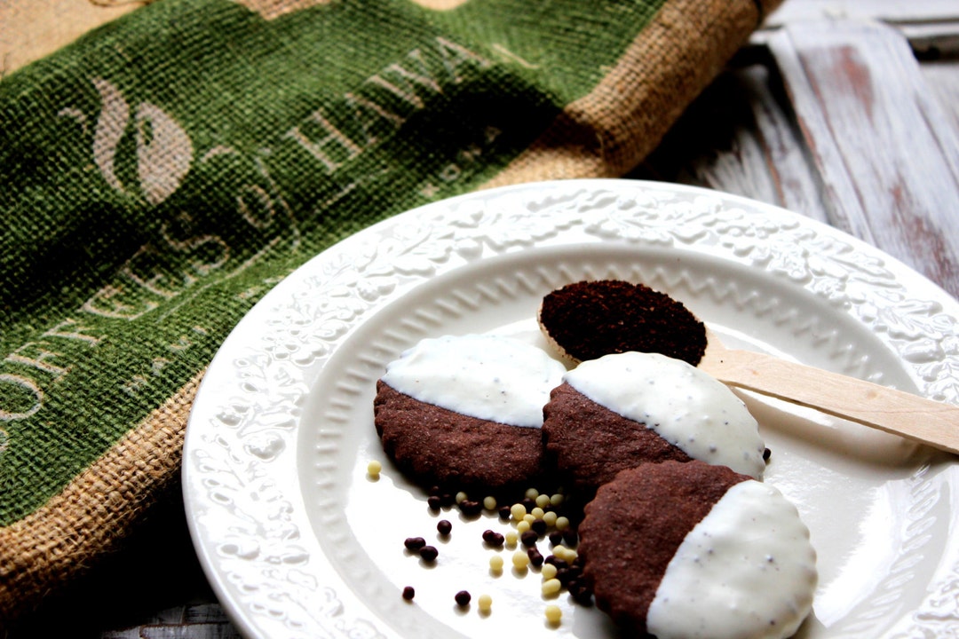 Hawaiian Kona Coffee Butter Cookies (12 Count) - Etsy