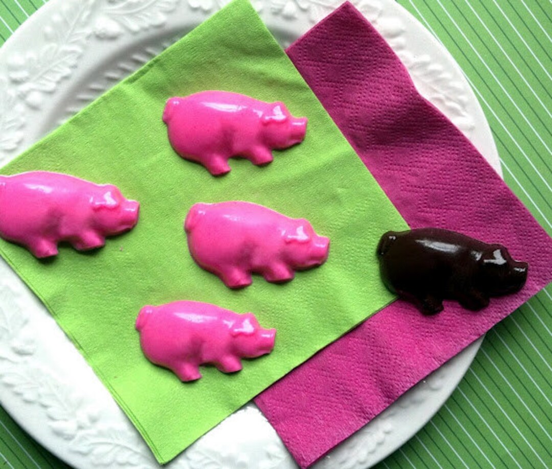 Mini Gourmet Chocolate Pigs (30 Pieces / Aprox. 8oz.) - Etsy