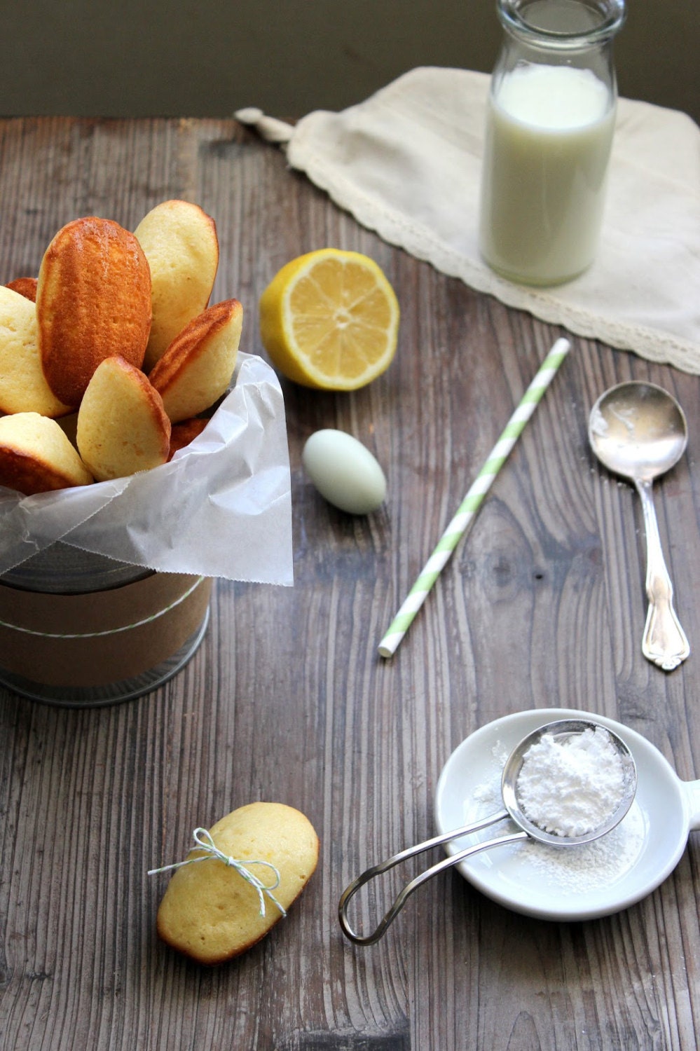 LARGE Lemon Madeleines (12 Count) - Etsy