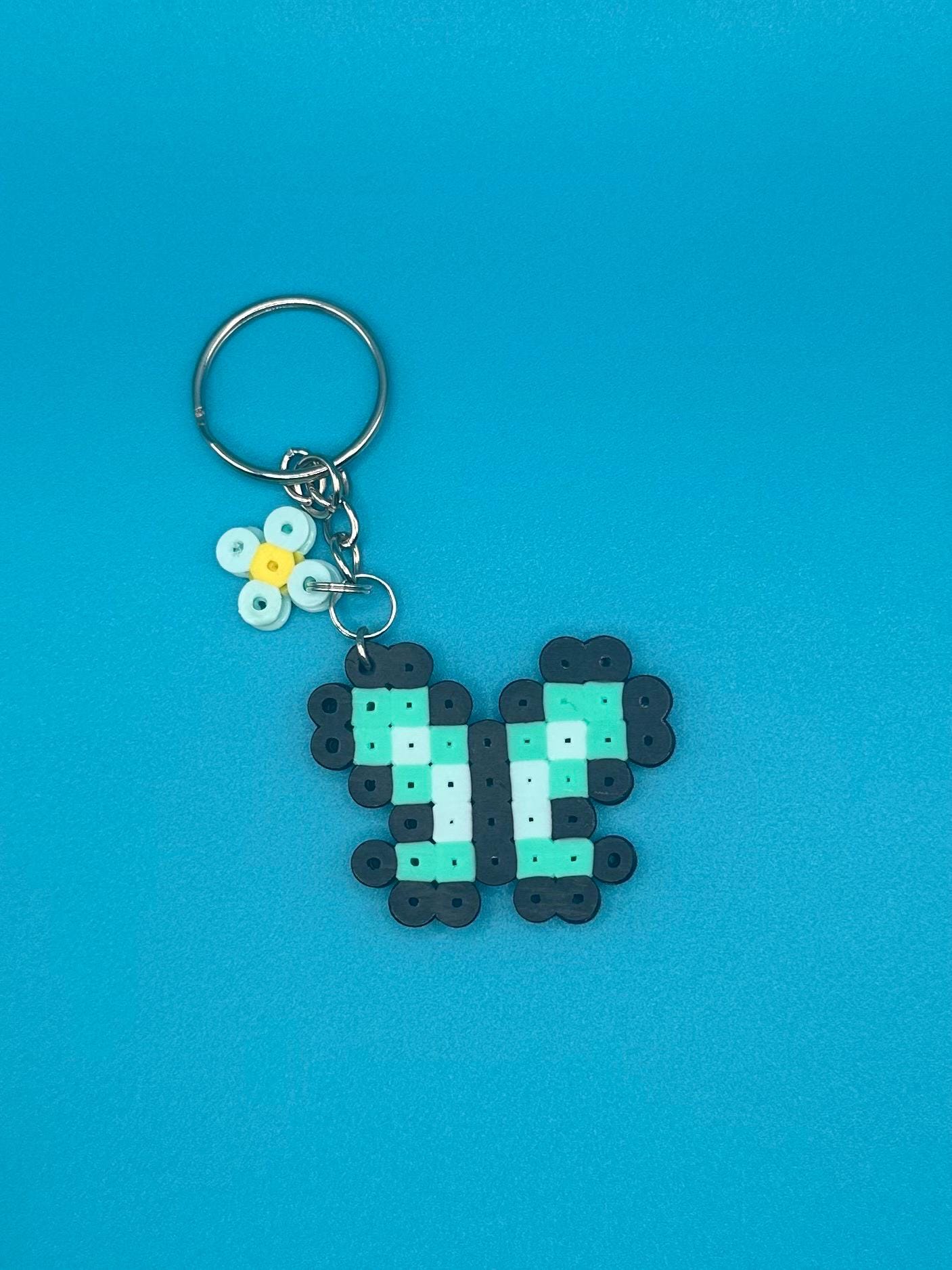 Perler Bead Keychain - Etsy