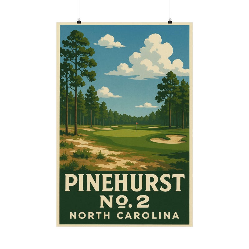 Pinehurst Art - Etsy