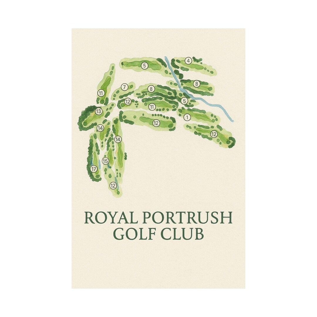 Royal Portrush Golf Club Poster 20"x30" - Etsy
