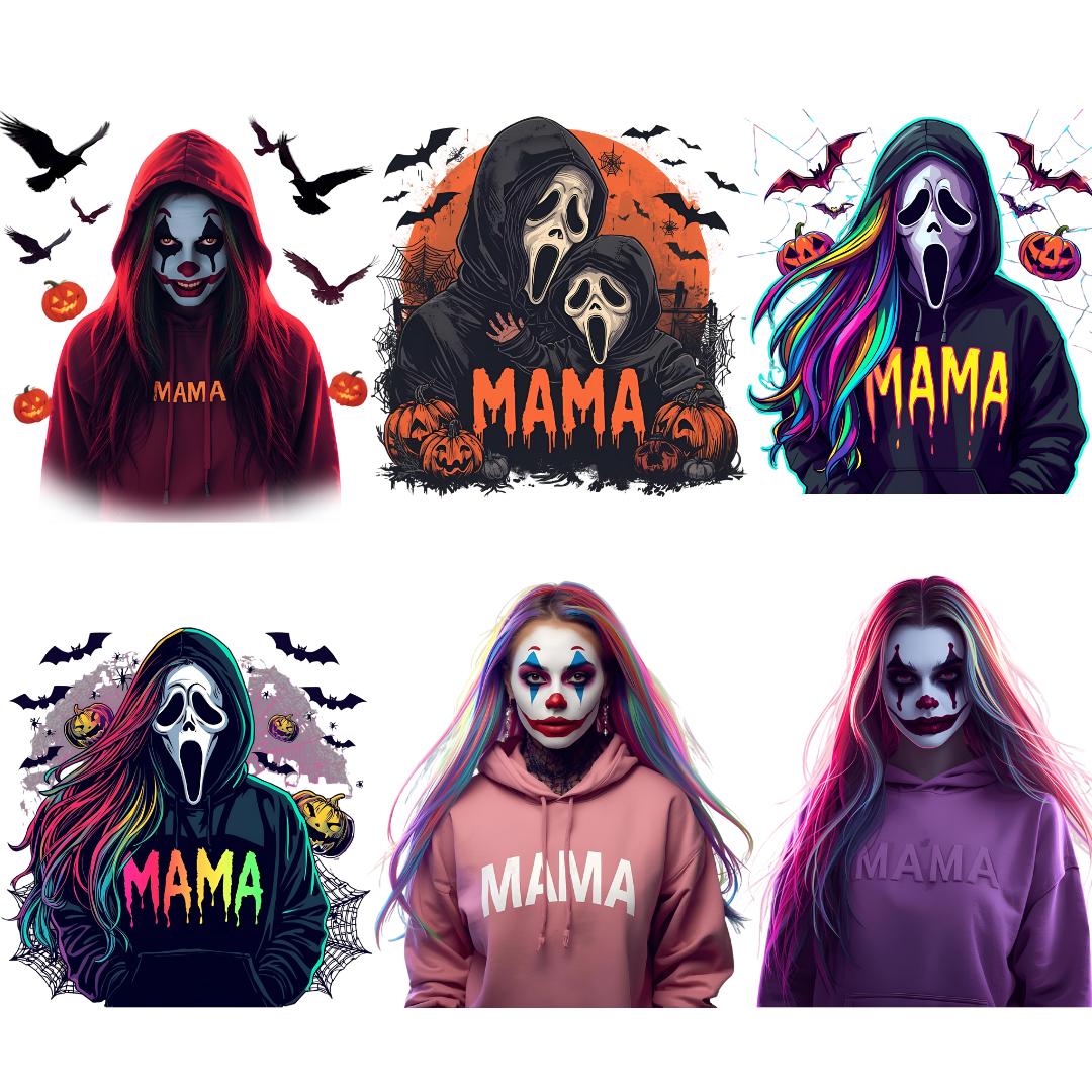 Halloween Horror Mama PNG Bundle: 135+ Spooky Designs (digital Download ...