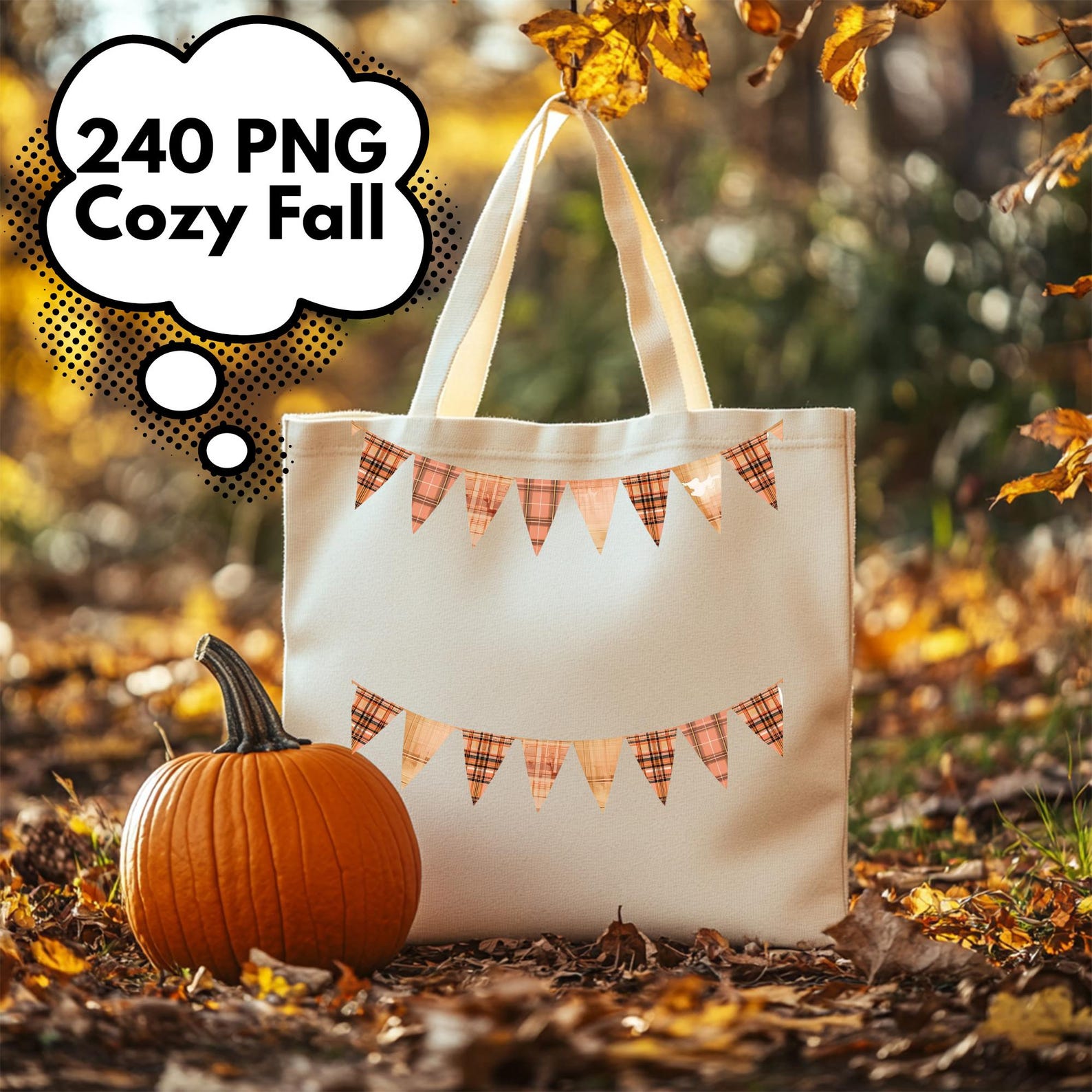 Watercolor Fall Clipart Bundle: Cozy Autumn PNG Designs (digital ...