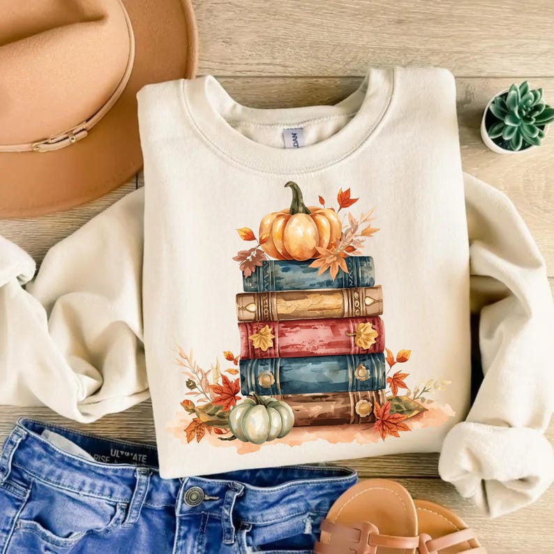 Watercolor Fall Clipart Bundle: Cozy Autumn PNG Designs (digital ...