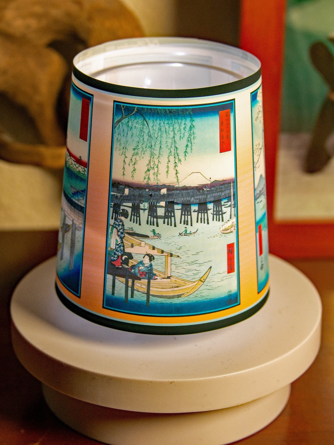 Hiroshige 5-8 of 36 Views of Mount Fugi - Accent Shade - Etsy