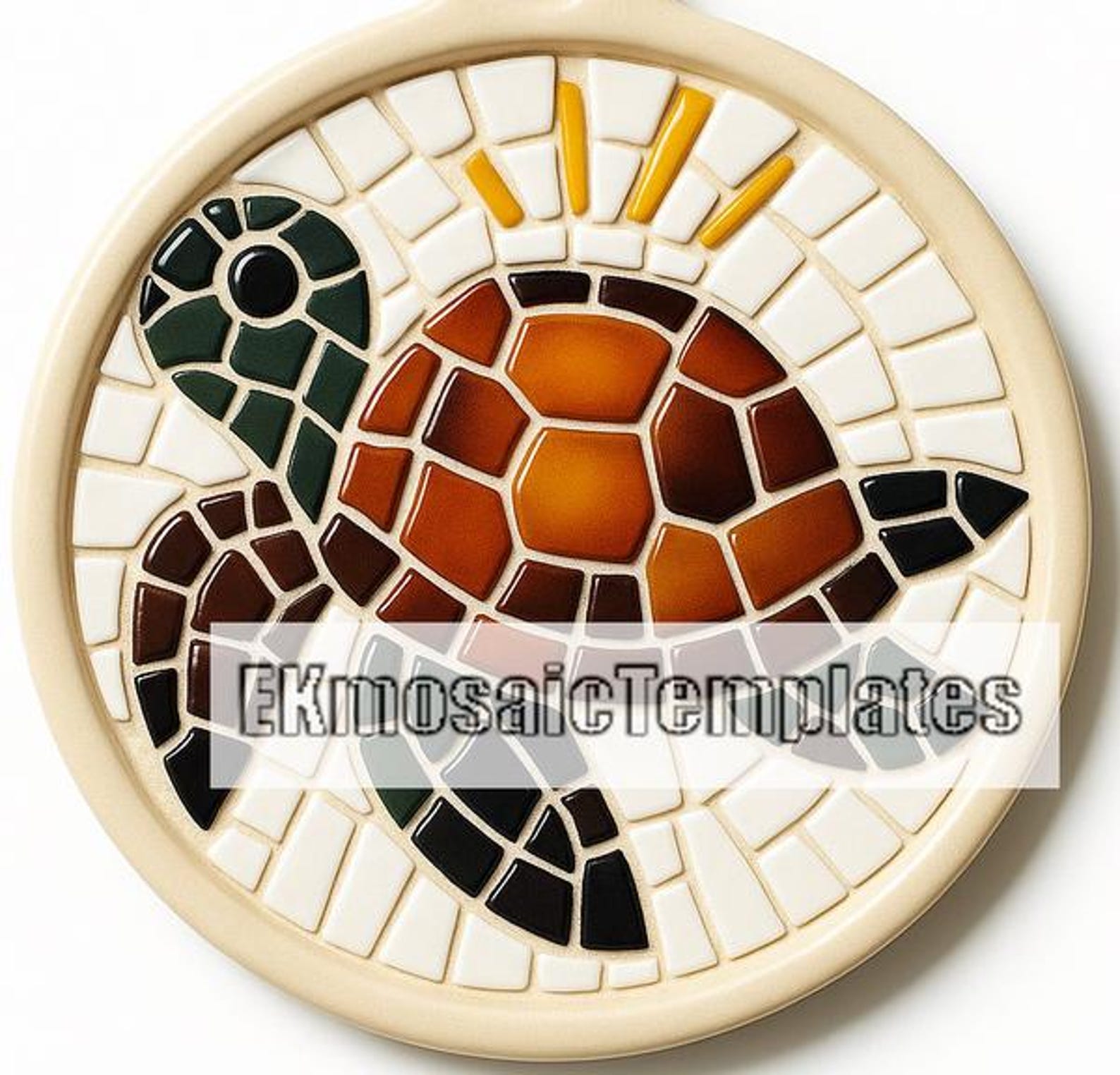 Turtle Mosaic Templates PDF Set: 5 Beginner-friendly Patterns (digital ...