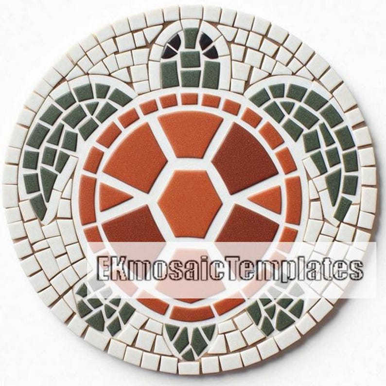 Turtle Mosaic Templates PDF Set: 5 Beginner-friendly Patterns (digital ...