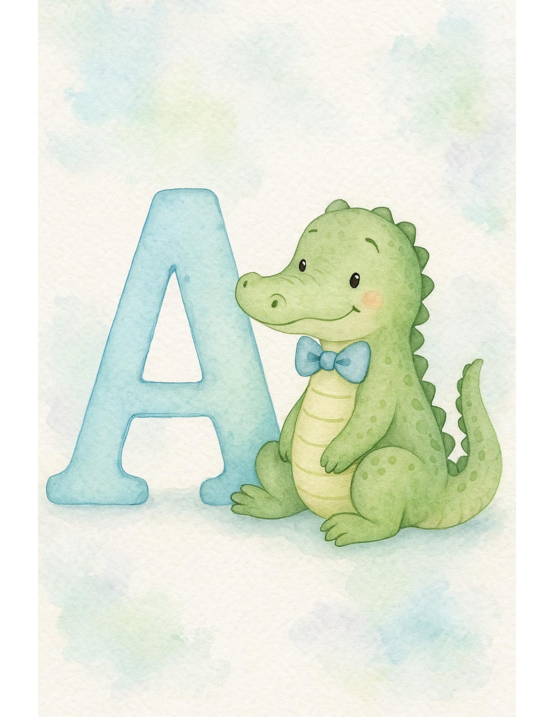 Printable Alphabet Flashcards for Kids – A to Z Pastel Learning Cards ...