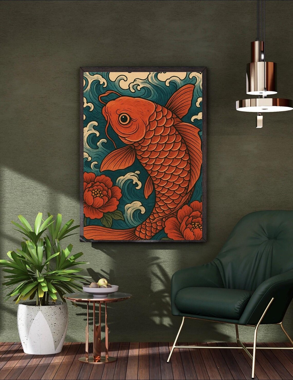 Traditional Tattoo | Japanese Style Coy Fish - Etsy