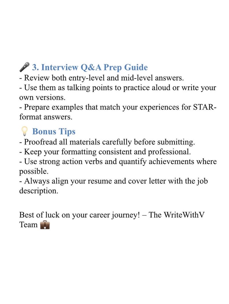 Healthcare Professional Career Kits (resume + CV + Interview Bundle) - Etsy