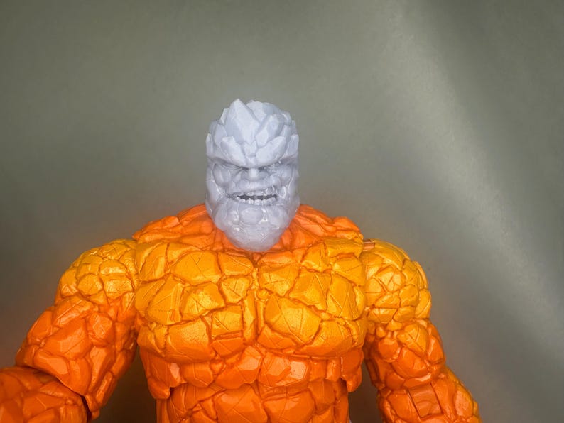 1/12 Scale Marvel Rivals the Thing Head Sculpts for Marvel Legends the ...