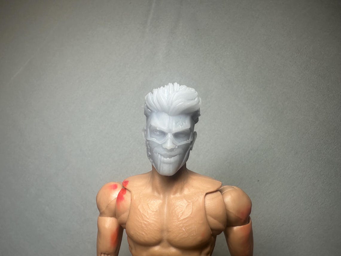 1/12 Scale Goggle Less Mark Variant Form Invincible Boy Show Head ...