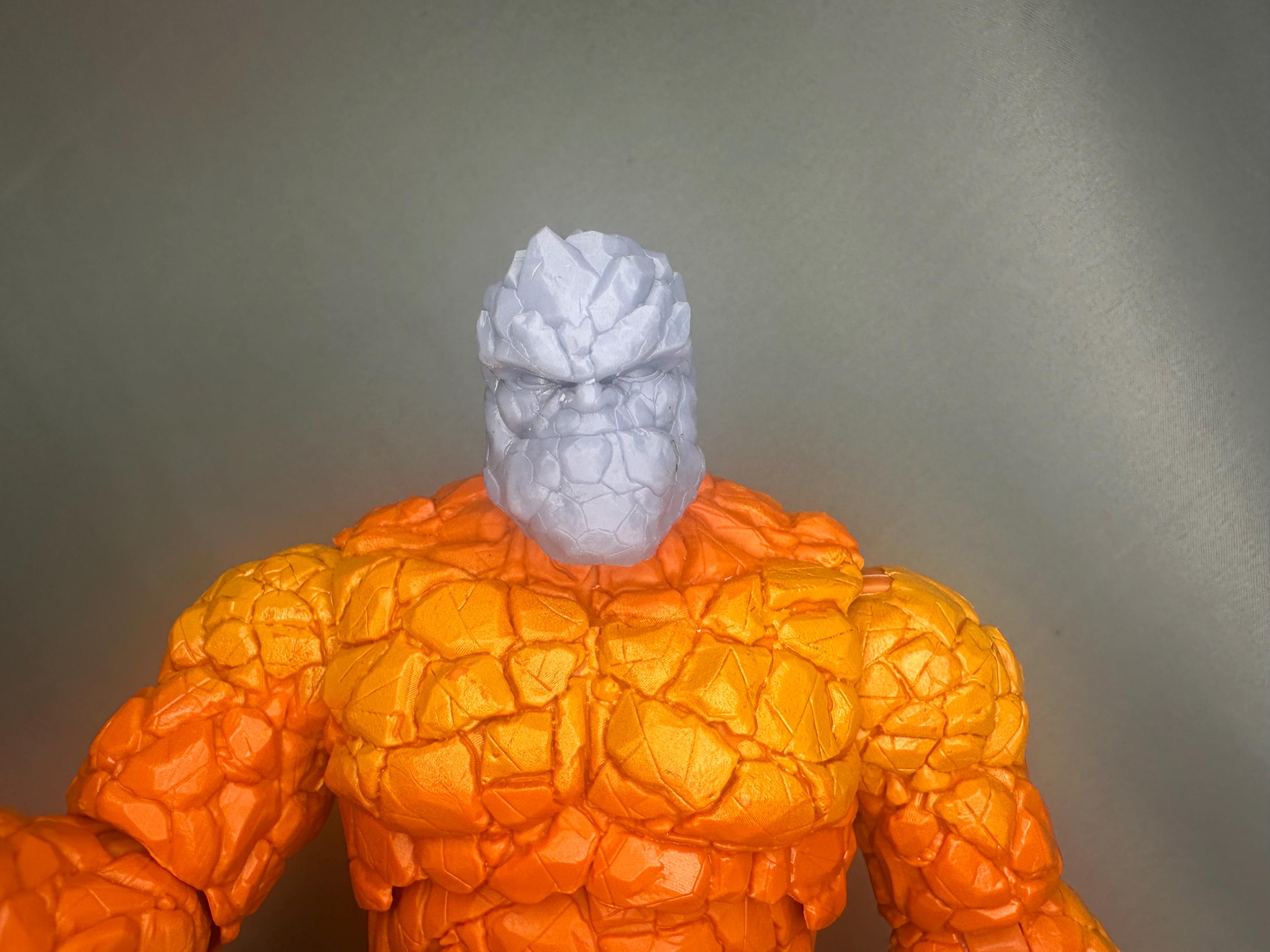 1/12 Scale Marvel Rivals the Thing Head Sculpts for Marvel Legends the ...
