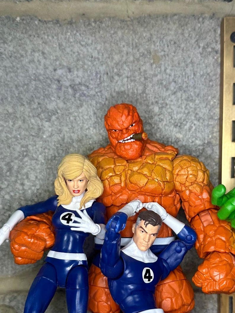 1/12 Scale Marvel Rivals the Thing Head Sculpts for Marvel Legends the ...