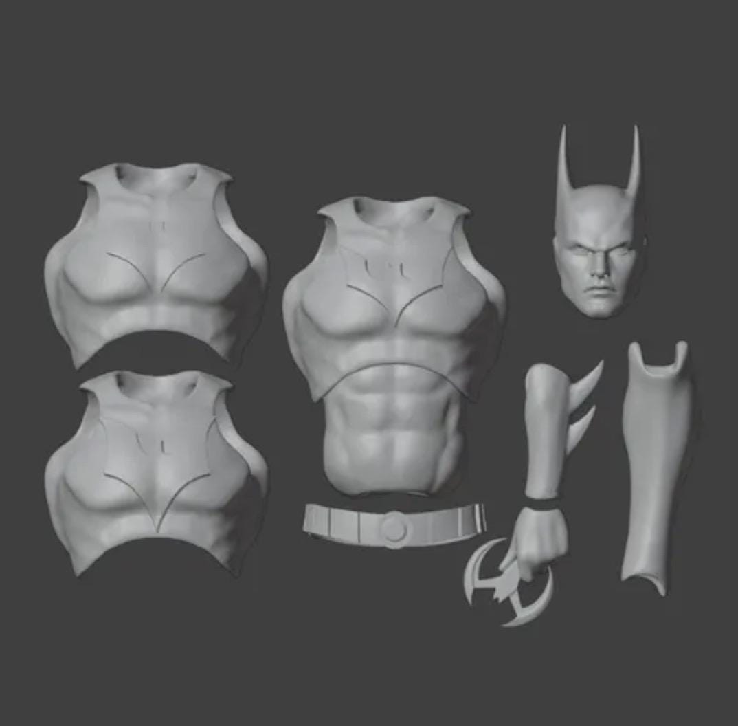 Unpainted Spider-man Body Parts for Cttoys & Mafex Customs - Etsy