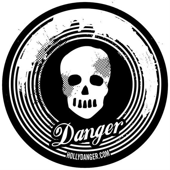 Items similar to Danger Vinyl Stickers (2 per pack) on Etsy