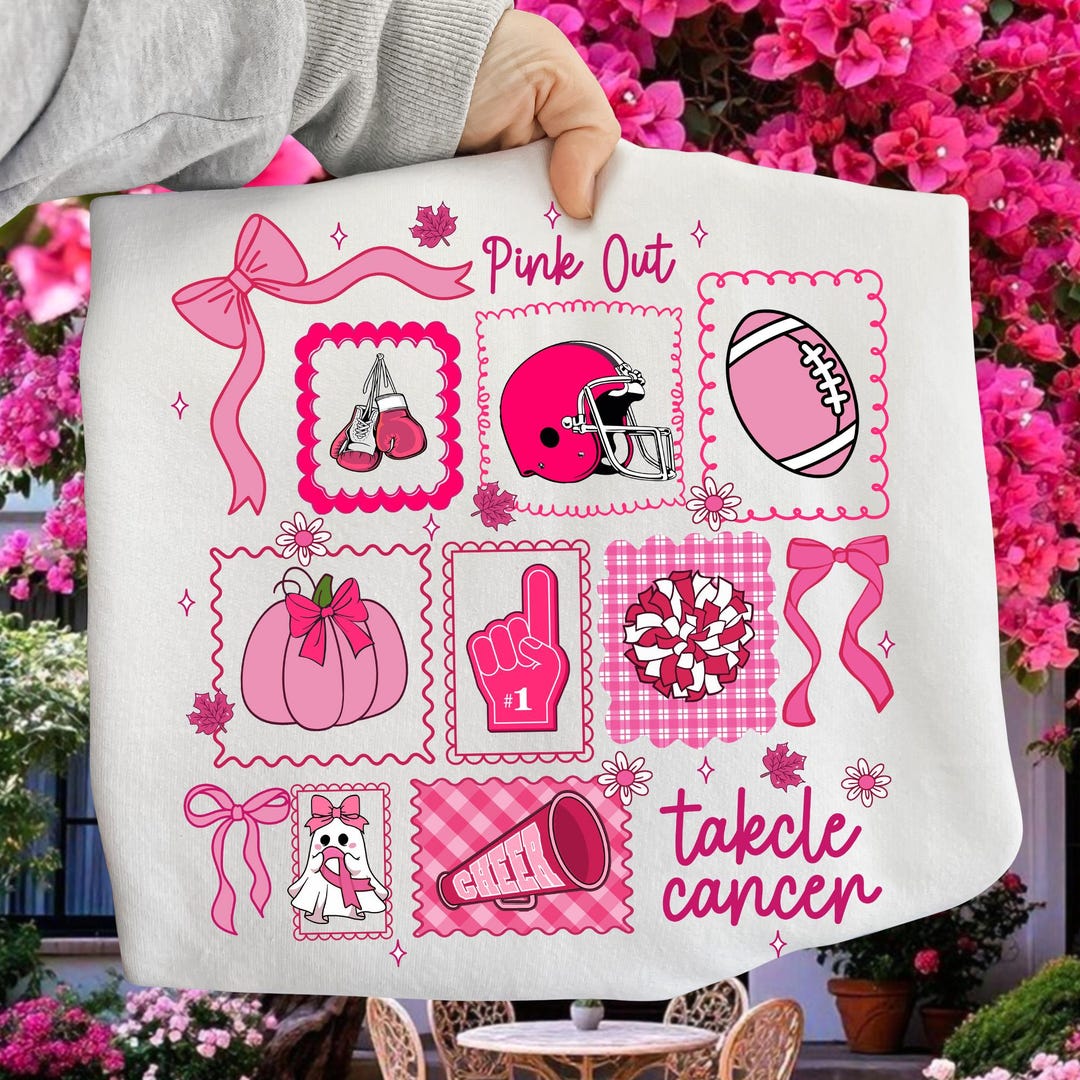 Preppy Breast Cancer Png, in October We Wear Pink PNG Png, Breast ...