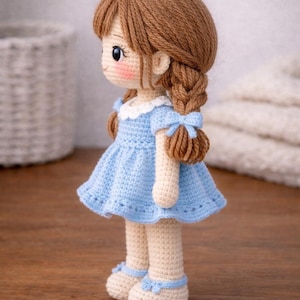 Amigurumi Crochet Doll Pattern, Handmade Girl Toy (PDF Pattern) - Etsy
