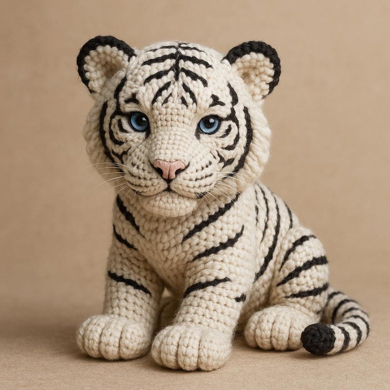Snow Leopard Plush Crochet - Etsy Canada