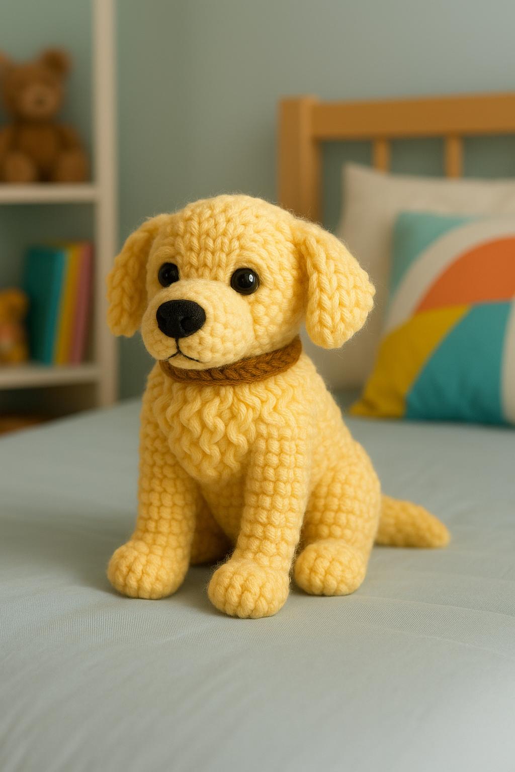 Crochet Golden/labrador Retriever Puppy Pattern - Digital PDF ...